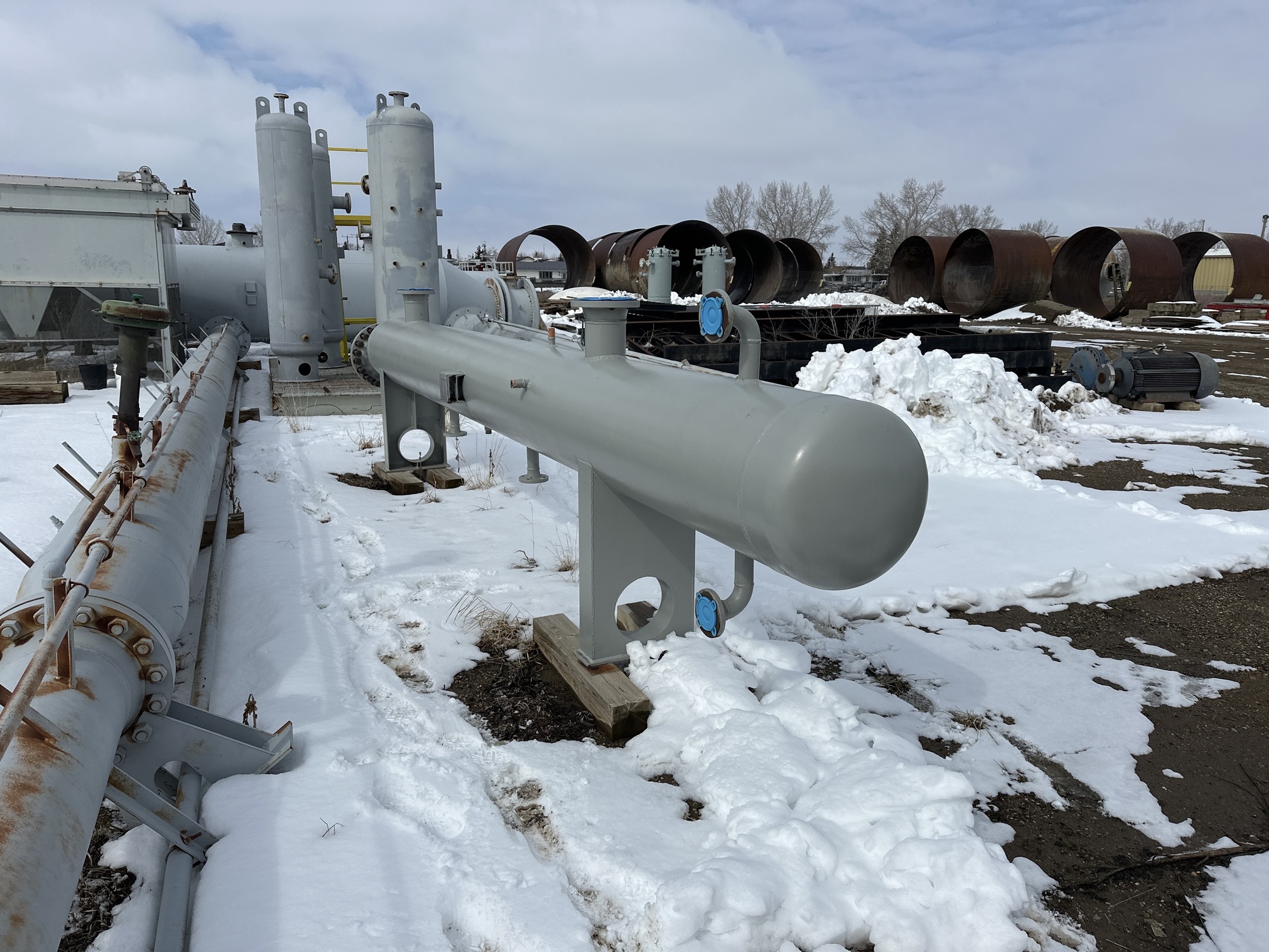 Fuelled | Heat Exchanger - 12" OD Tube x 20" OD Shell 1000 PSI Gas Chiller