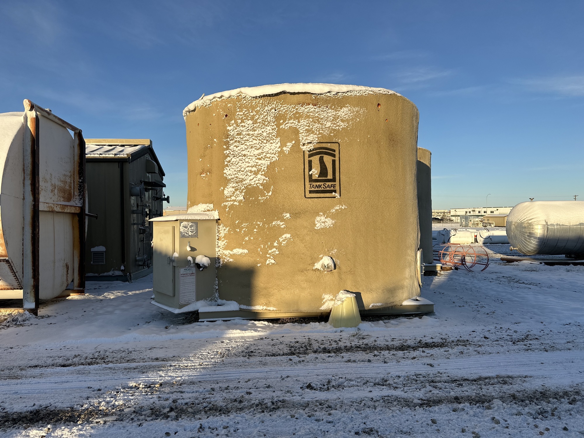 Fuelled | Tank - 400 BBL ATM Skidded Coated Heated Storage Tank