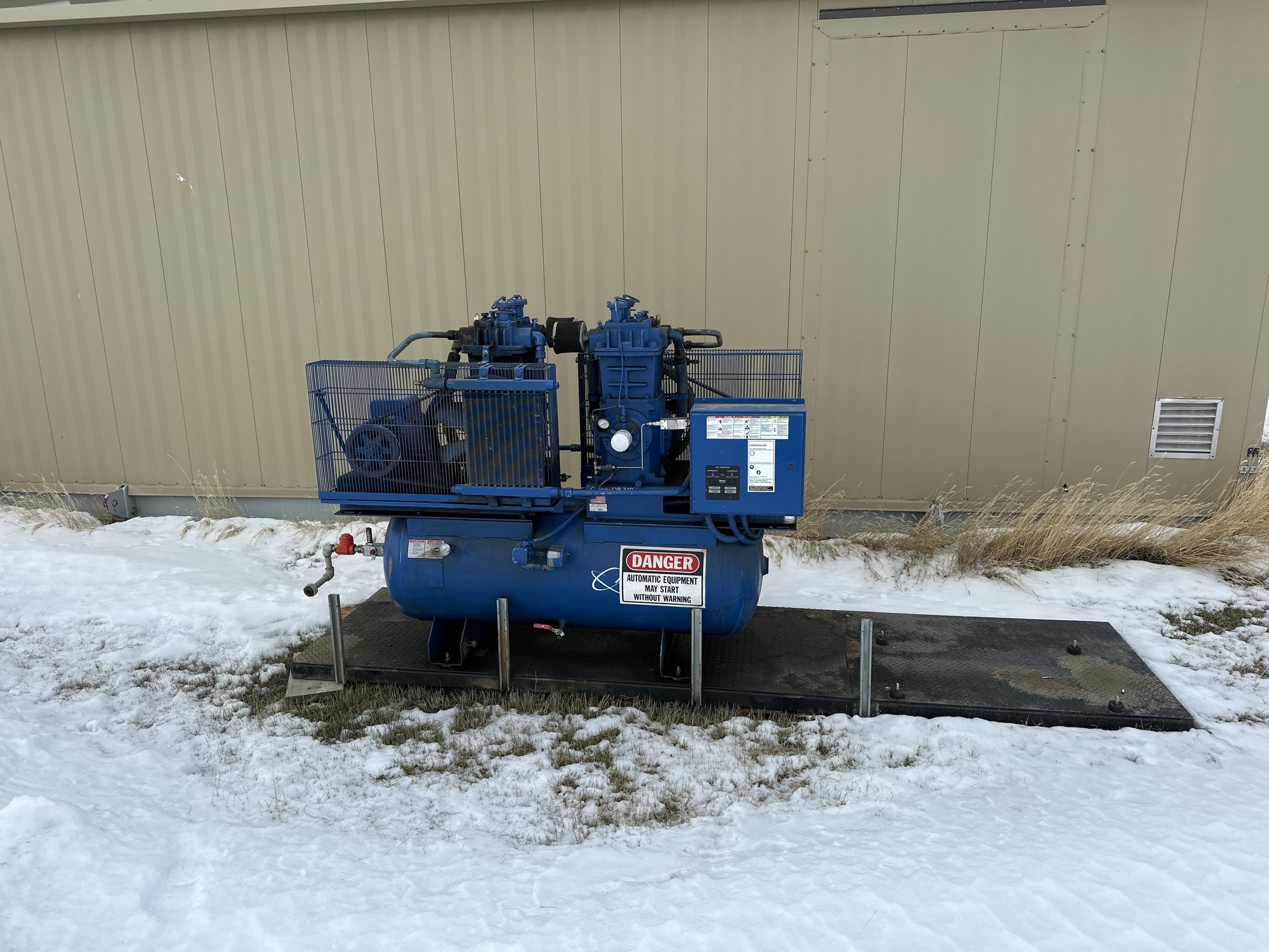 Fuelled | Air Compressor - Dual Quincy 340 Air Compressor w/ 7.5HP ...