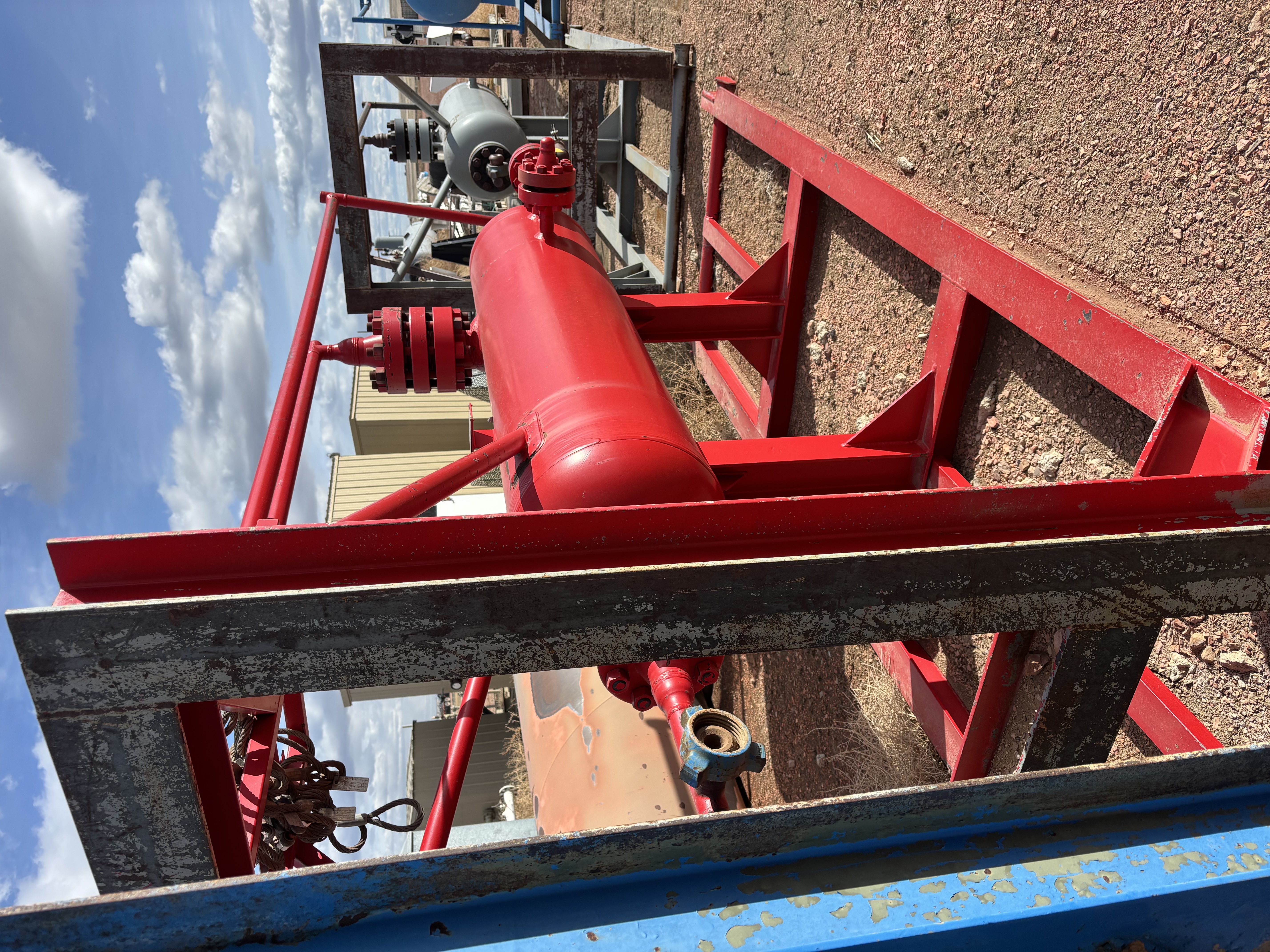 Fuelled | Separator - 24" 5000 PSI CYCLONIC SKID MOUNTED SOUR SAND TRAP