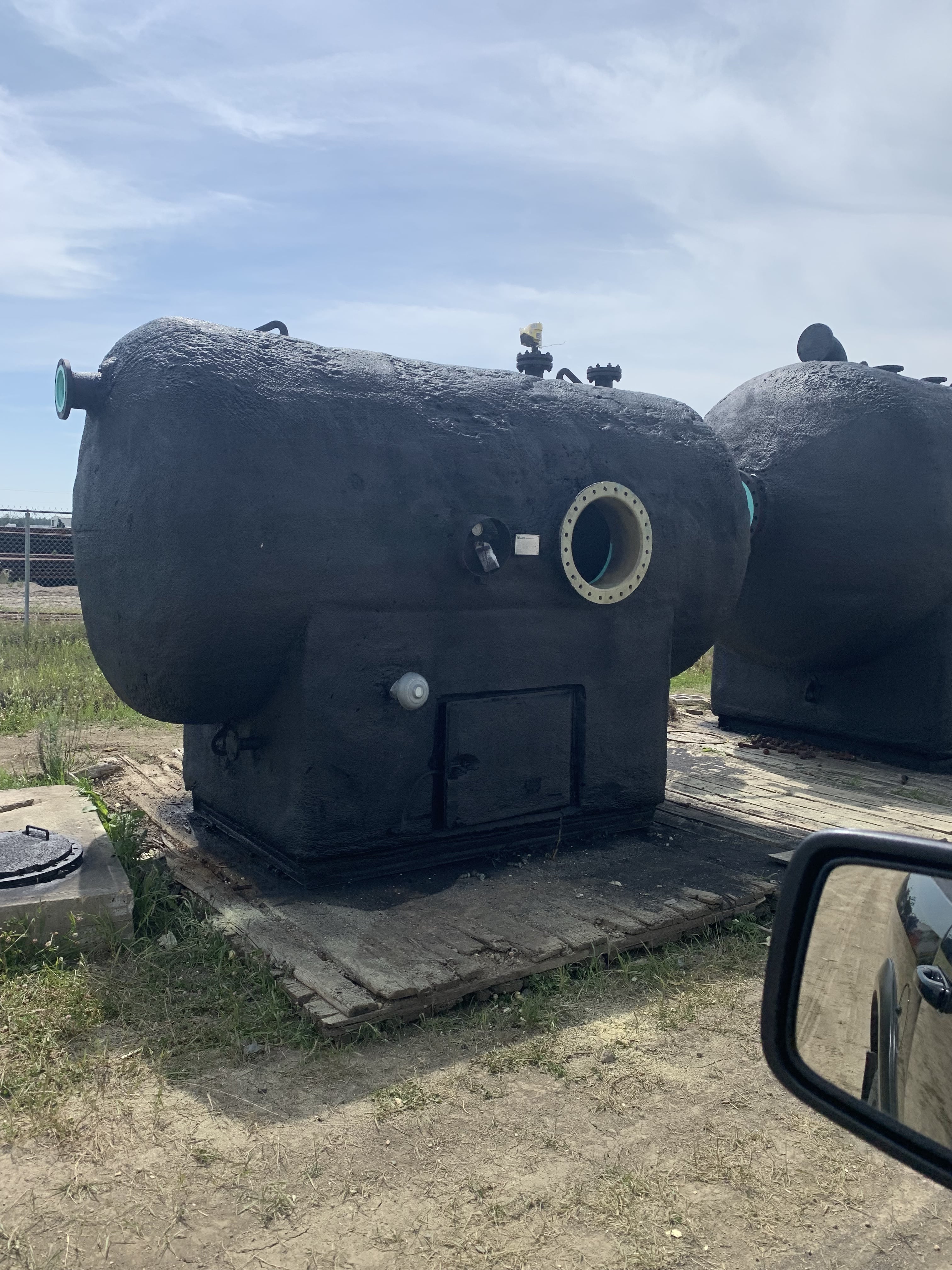 Fuelled | Flare Knockout - REFURBISHED Double Wall 50 BBL Coated 72" x ...