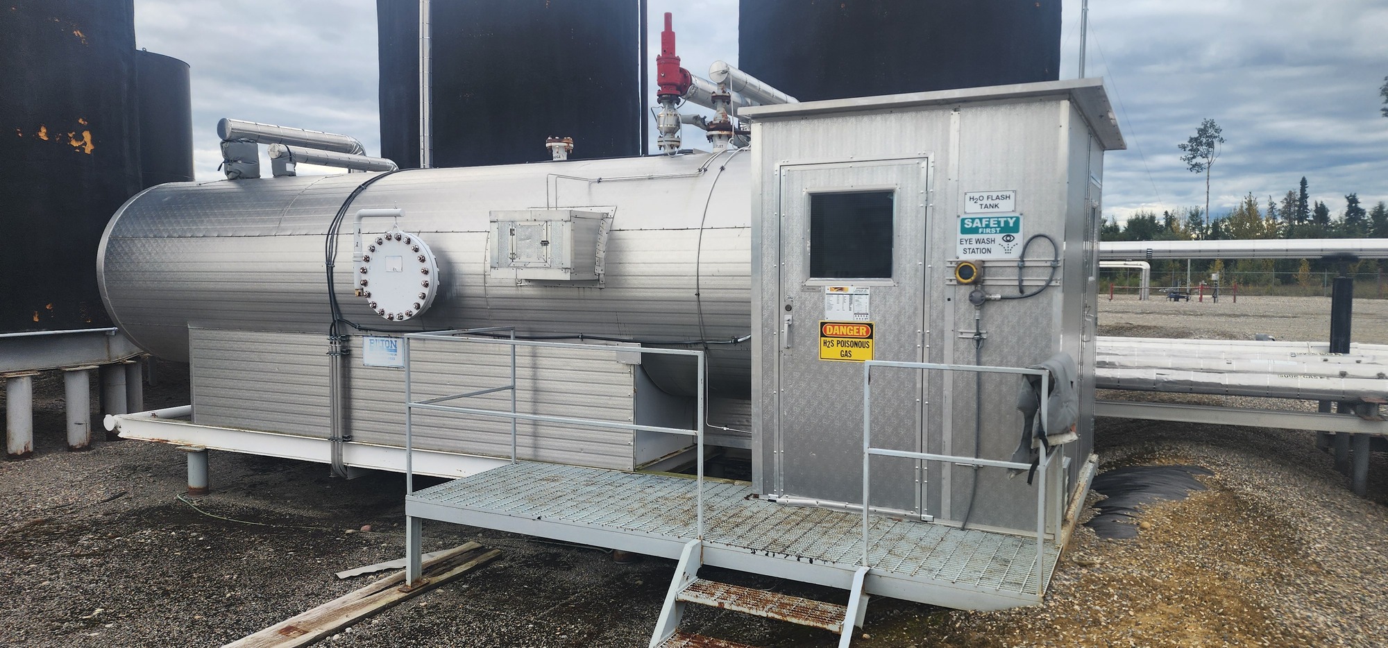 Fuelled | Flare Knockout - 72" x 20' Sour Knockout Drum / Flash Tank ...