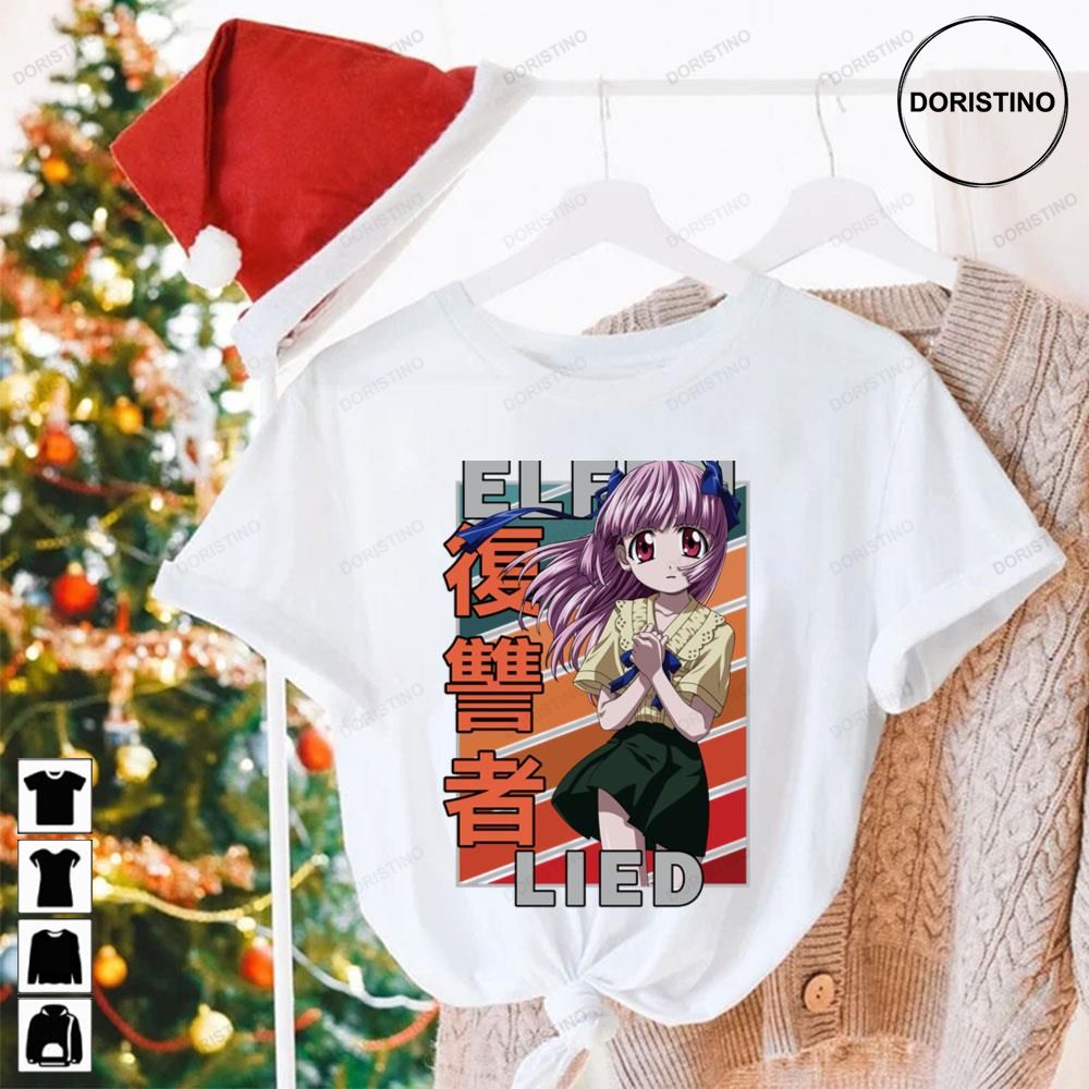 Mariko Kurama Elfen Lied Erufen Rito Vintage Color Limited Edition T-shirts