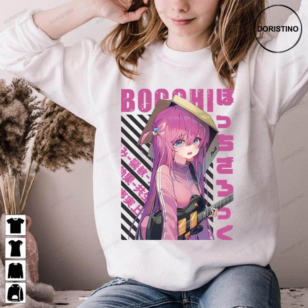 Pink Hitori Gotoh Bocchi The Rock Doristino Trending Style